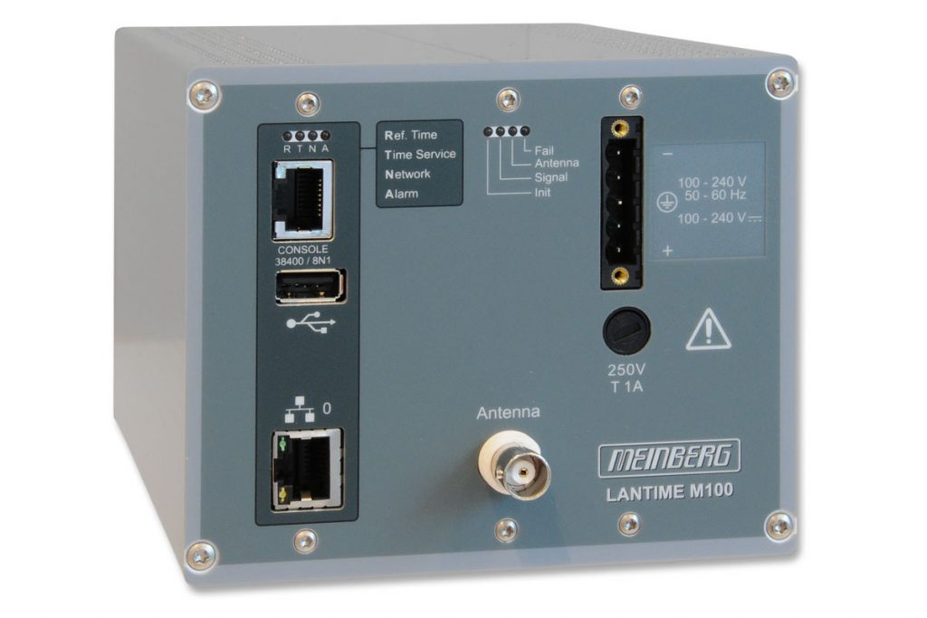 LANTIME M100: NTP Time Server with internal Reference Clock for DIN ...
