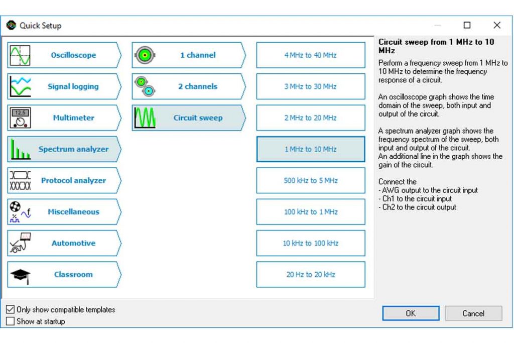 Multi Channel oscilloscope software update, version 1.34 | DCT | Test ...
