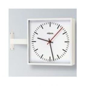 Doubl face square indoor clock | DCT | Test and Measurement