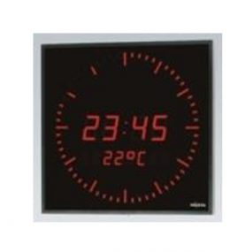 LED digital clock, square | DCT | Test and Measurement