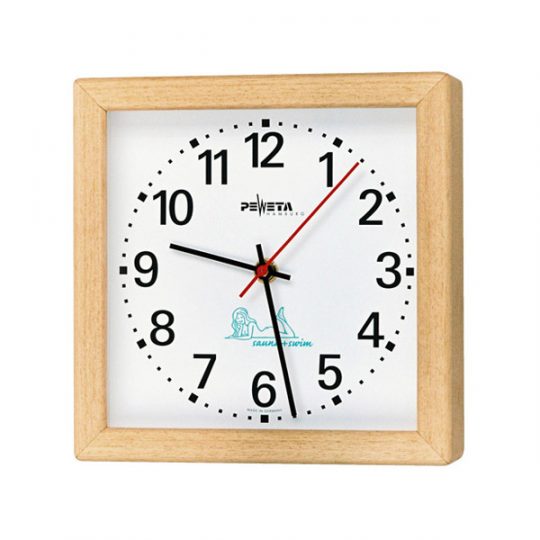 Square heat-resistant sauna clocks | DCT | Test and Measurement